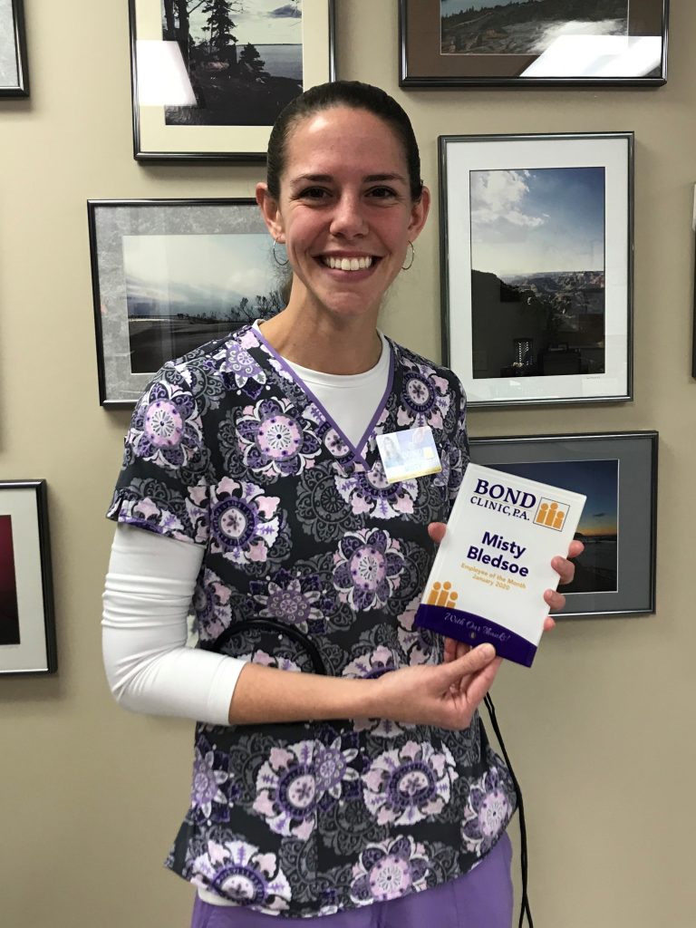 January - Misty Bledsoe - Bond Clinic, P.A. Bond Clinic, P.A.